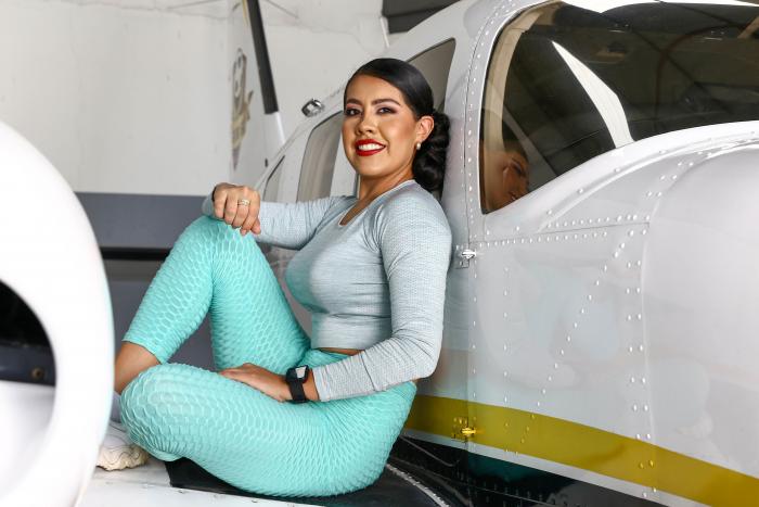 Claudia Jaramillo, con sueños que surcan el cielo