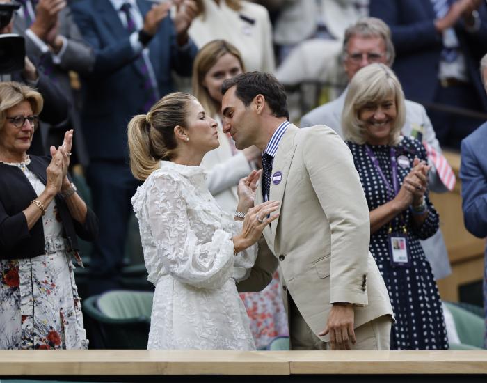 Kate Middleton, presente en el homenaje a Roger Federer