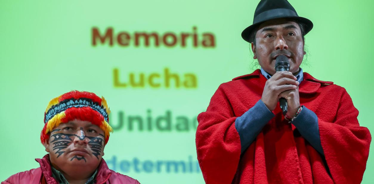 En imágenes: Reunión del movimiento indígena de Ecuador