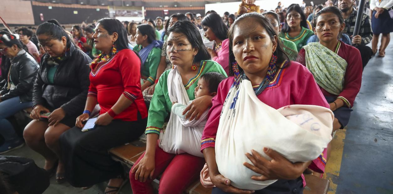 Quito: Mujeres indígenas en el 8M