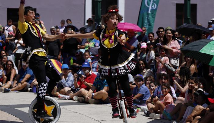 Festival circense vuelve a brillar en las calles de Puerto Rico