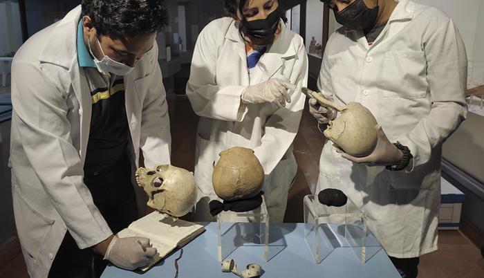 La historia tras los restos óseos