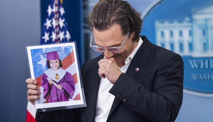 El apasionado discurso de Matthew McConaughey para pedir límites a las ...