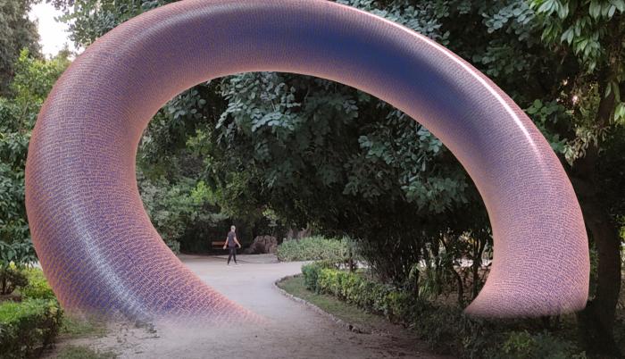 Las obras de arte 'invisibles' en el Parque Nacional de Atenas