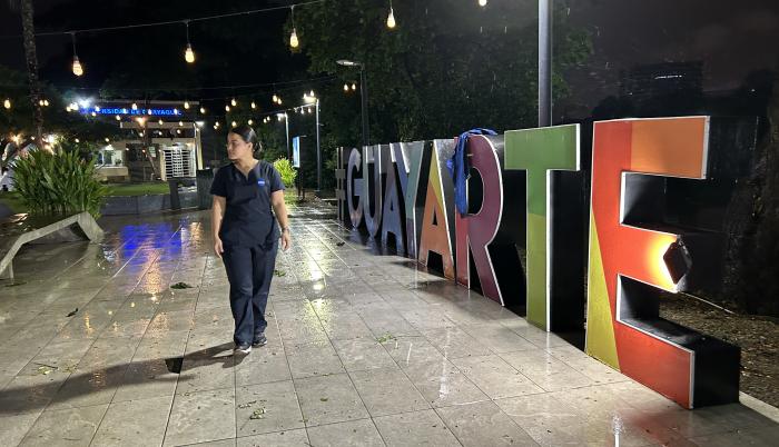 Guayaquil: las dos caras que tiene Plaza Guayarte