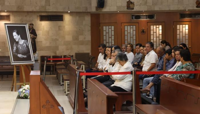 Misa de Tania Tinoco fue presidida por el monseñor Luis Gerardo Cabrera