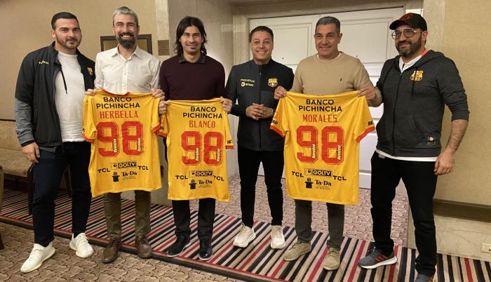 Barcelona: Juan Manuel Herbella, con un pedazo de Ecuador en el corazón