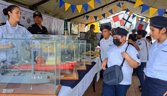 Guayaquil: La Armada del Ecuador muestra su labor en una casa abierta