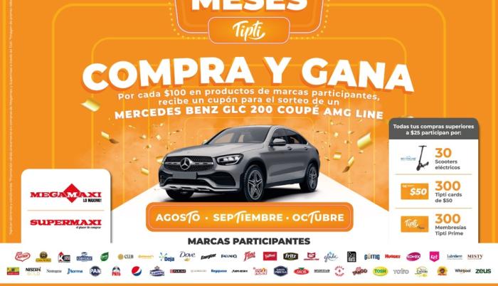 Tipti anuncia ofertas para agosto, septiembre y octubre