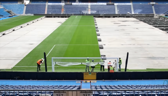 Real Madrid: Así funciona la tecnología del césped retráctil del Bernabéu