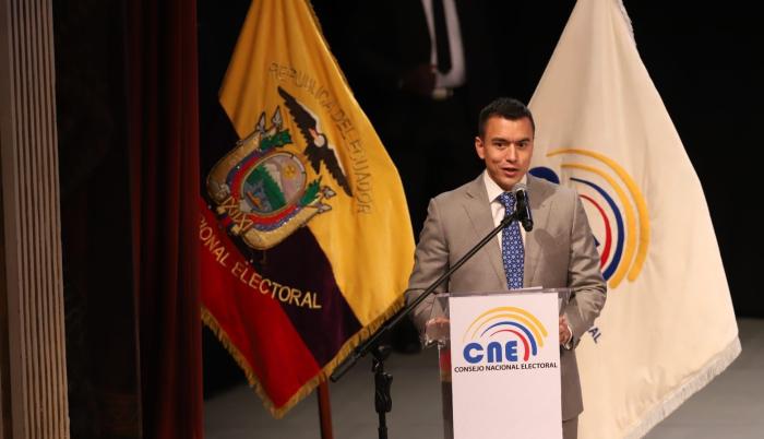 Daniel Noboa: El mensaje del mandatario al nuevo presidente de la Asamblea