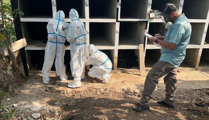 Faltan espacios para inhumar cadáveres de Criminalística