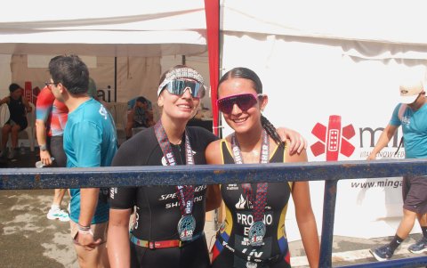 Ironman 5150 Salinas 2026: Alejandra Proaño e Ismael Vega hacen ...