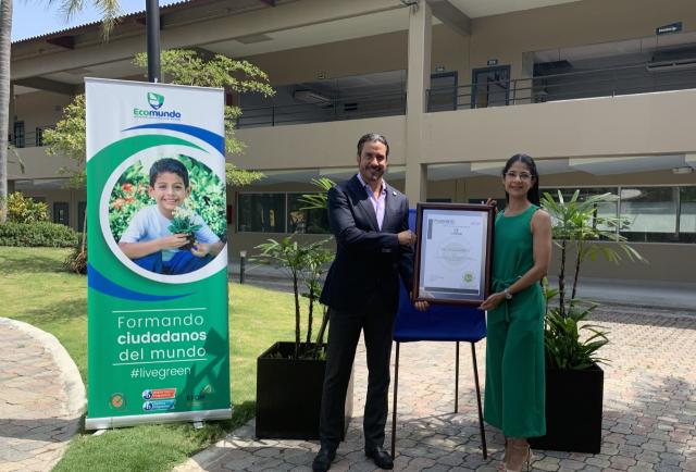Ecomundo recibe reconocimiento por contribuir al cuidado de la naturaleza