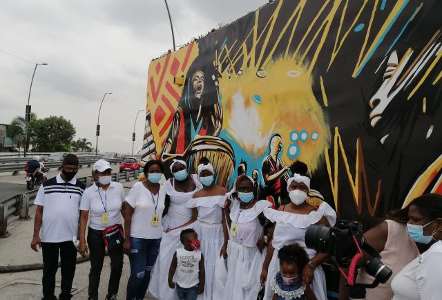 Seis murales plasman la identidad de la cultura afro, en el sur de ...