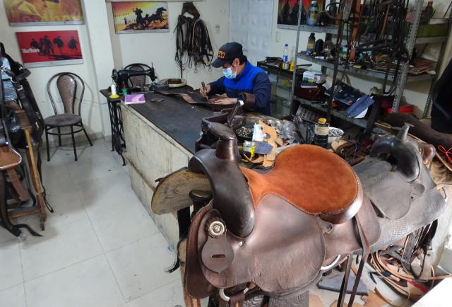 La talabartería es una artesanía emblemática