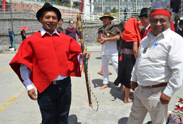 El bastón de mando indígena, un símbolo ancestral de trabajo y de armonía