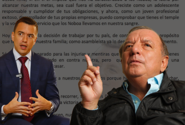 Álvaro Noboa: “Tu lo sabes Daniel, estuviste conmigo, ahora yo estoy ...