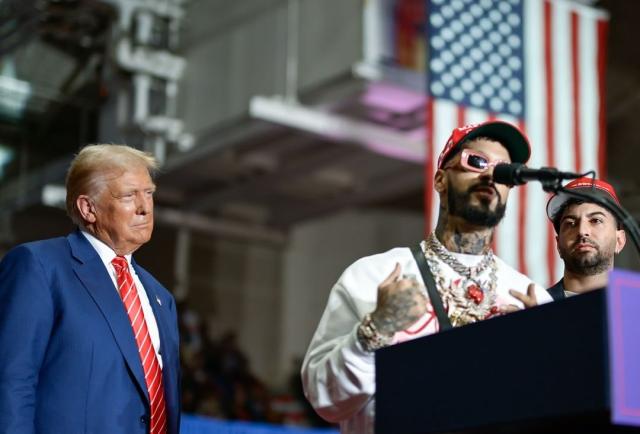 Donald Trump invitó a Anuel AA a la tarima a dar un discurso, ¿qué dijo?
