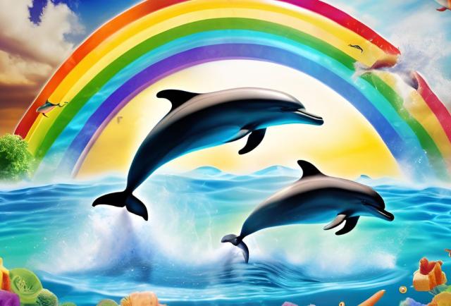 ¿De qué trata el meme de los delfines con arcoíris y la canción ‘Symphony’?