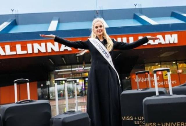 Al estilo Barbie: la Miss Estonia y su curiosa forma de viajar a Tailandia