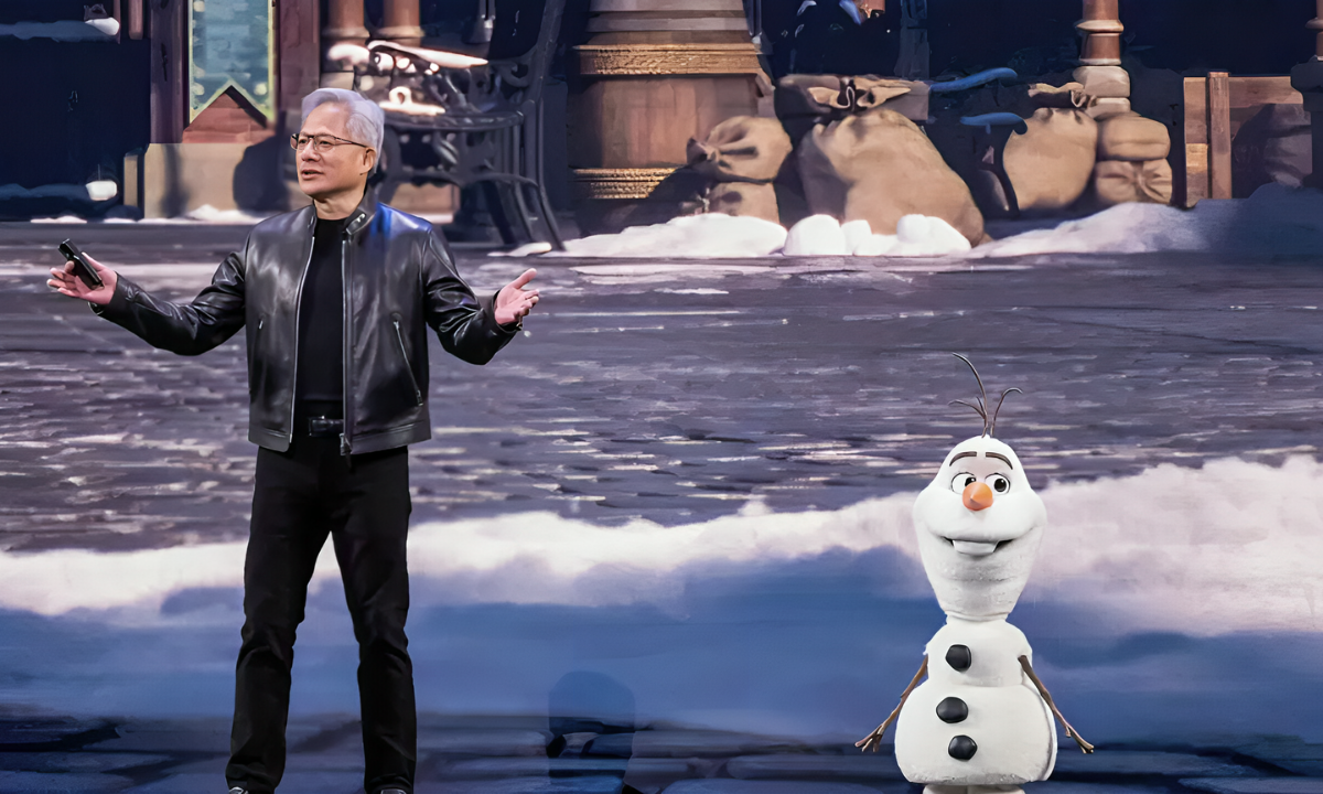 Olaf llega a la vida real: así es el robot autónomo presentado por NVIDIA