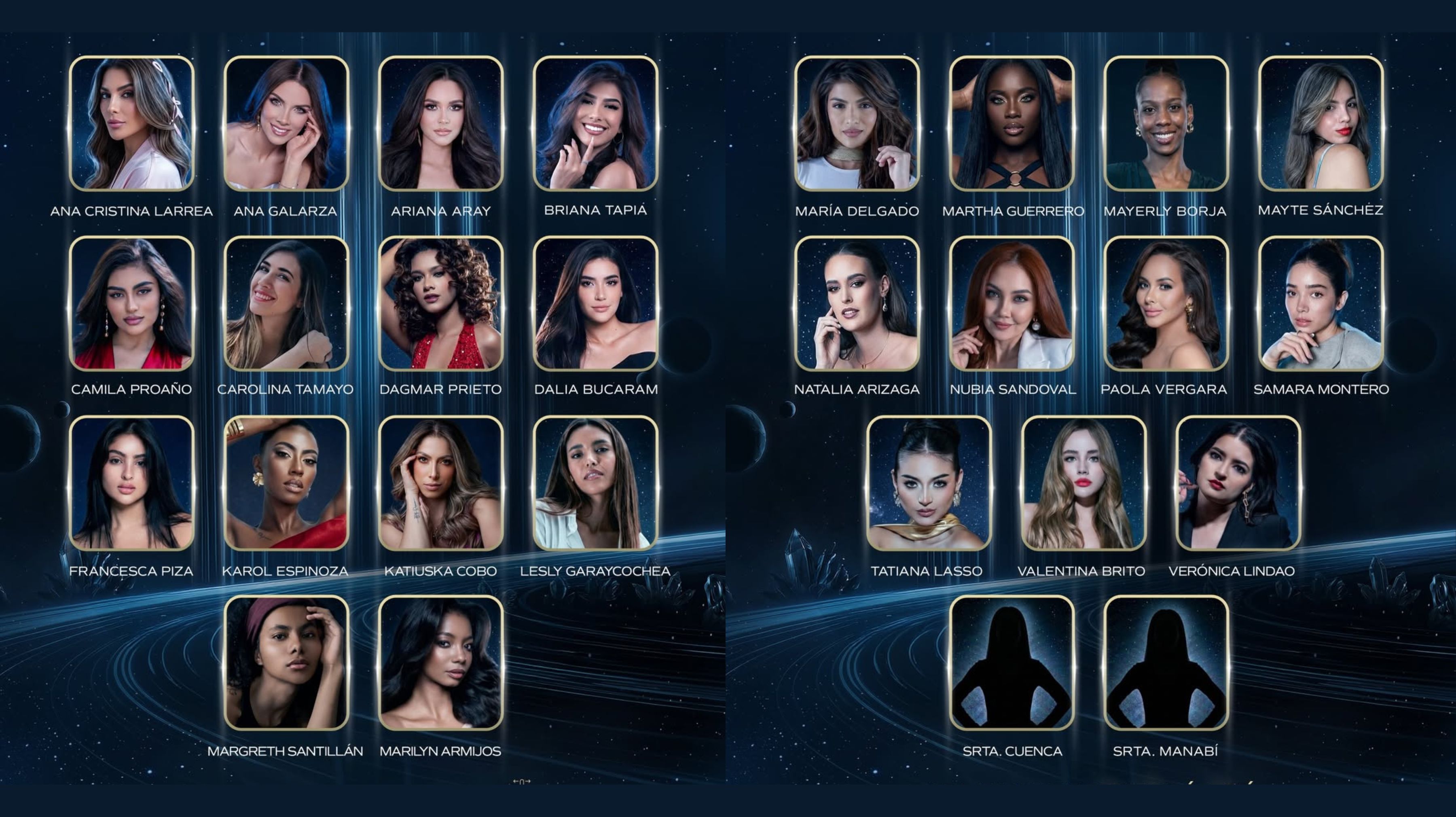 Miss Universo Ecuador 2026: Ana Galarza y Samara Montero están en la ...